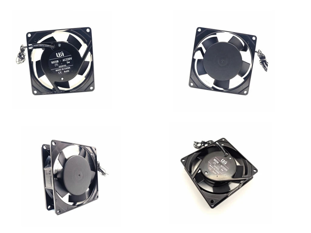 Ventilation Fans 9025b Ac Axial Cooling Fan 90*90*25mm Ball Bearing ...