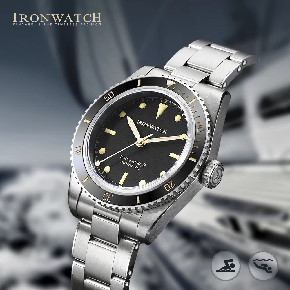 38mm Diver Watch Automatic - Luxury Men's Watch 6200