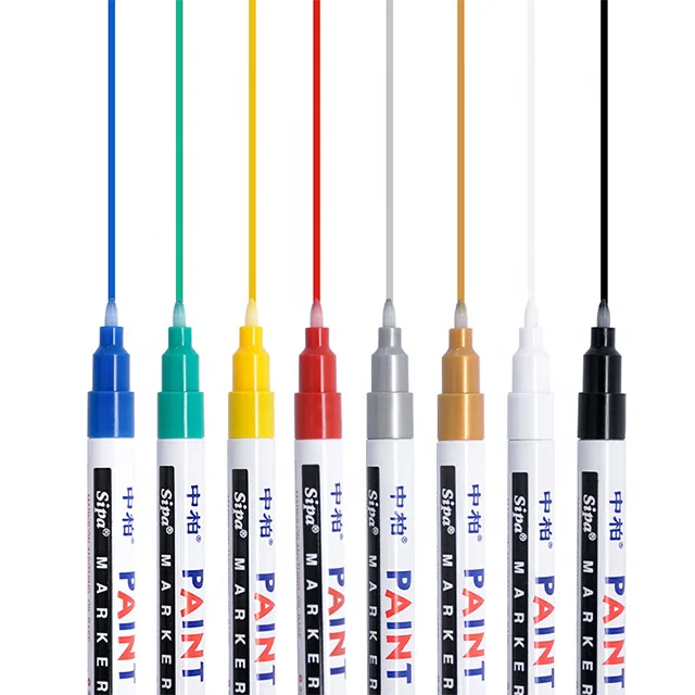 Sipa Sp151 Color Art Indelible Ink Acrylic Nib Metal Waterproof ...