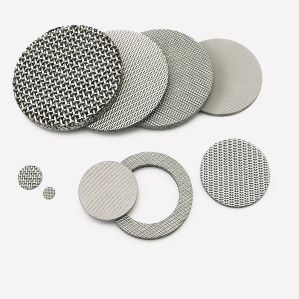 Single Layer 304/316/316L Stainless Steel Wire Metal Mesh Round Hole ...