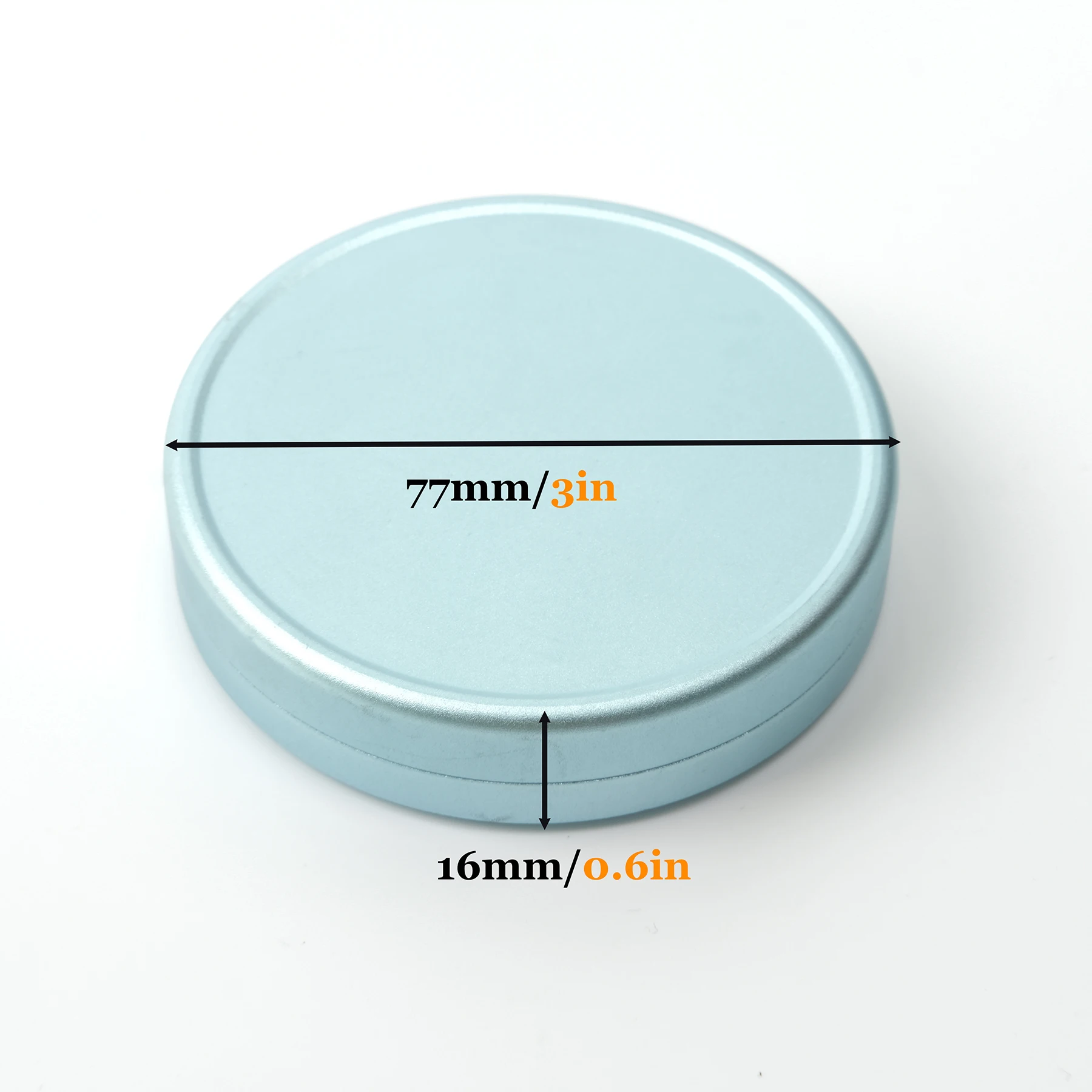 Custom Sand Blast and Anodized Surface Aluminum Snus Cans