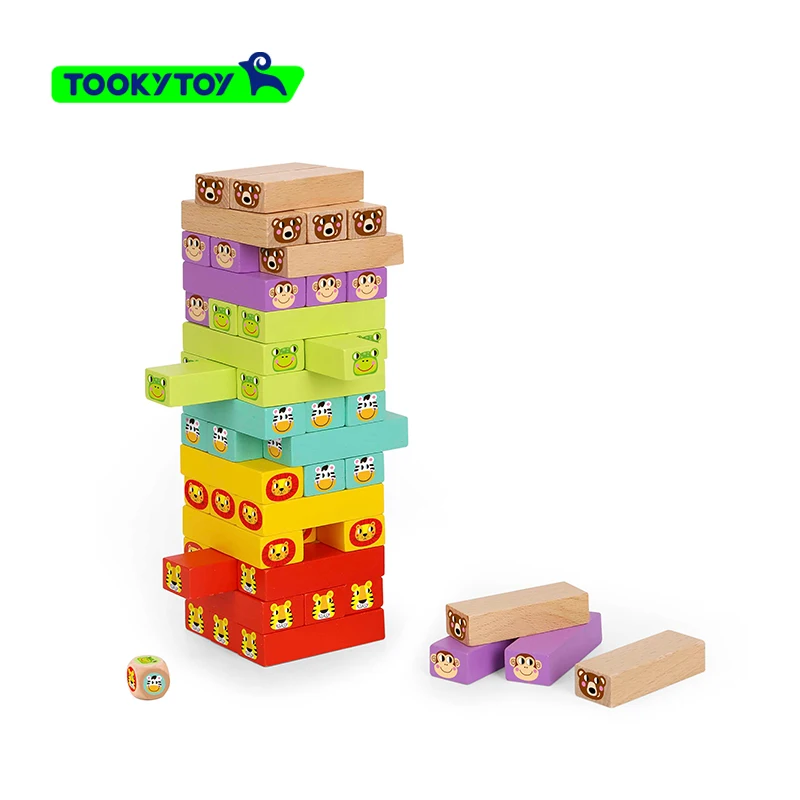 Top Selling Board Game Wooden Tumbling Block Stacking Tower Toy For ...