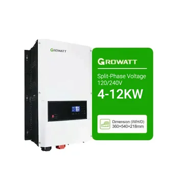 Best Price Growatt Spf 12000t Dvm Split Phase 120/240v Solar Inverter Off Grid Growatt Inverter ...