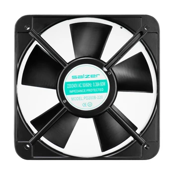Salzer Pd200b-220 Ac Industrial Axial Flow Fan Ventilation Motor Fan ...