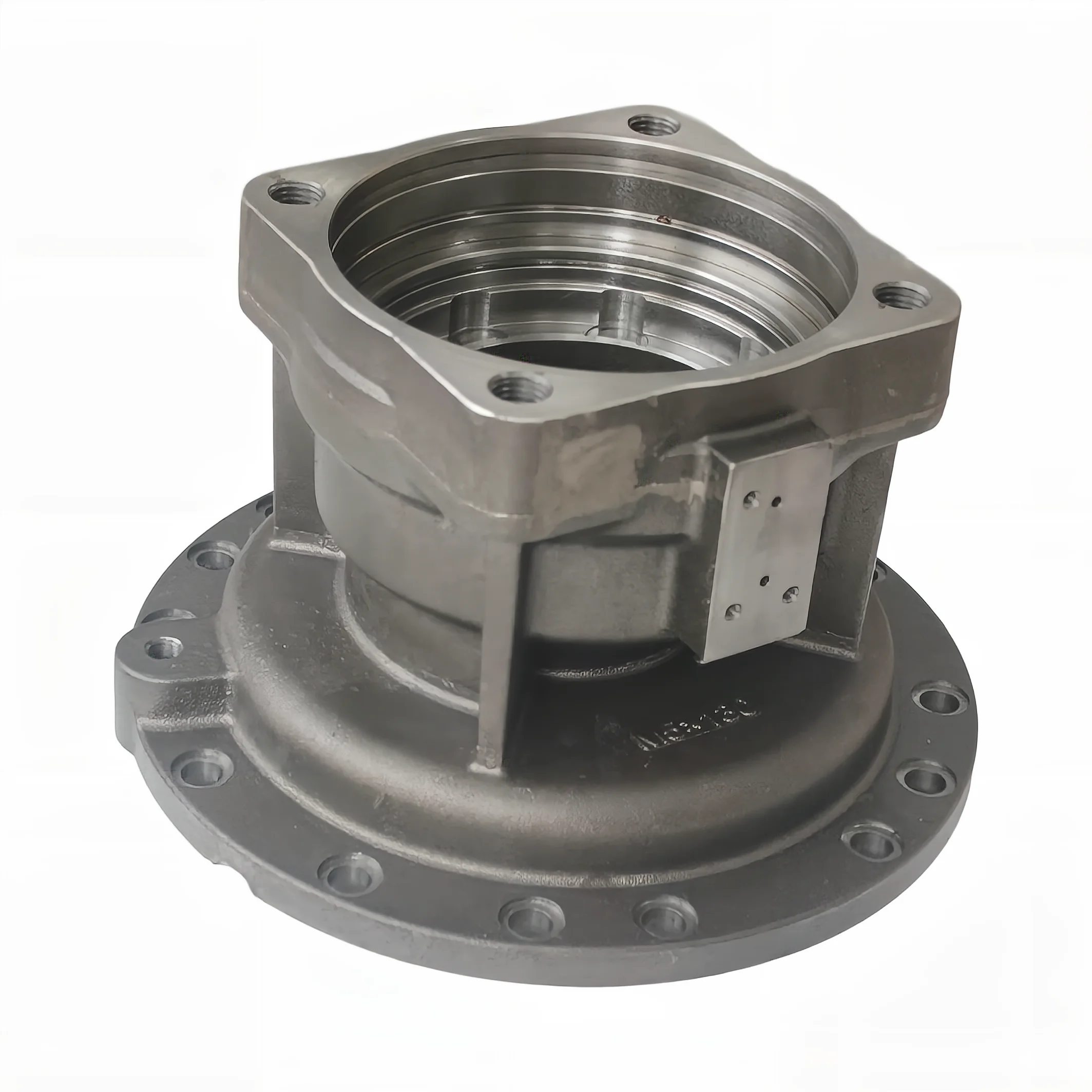 Excavator Rotary Motor Cover With Threaded Foot Connection Suitable For ...