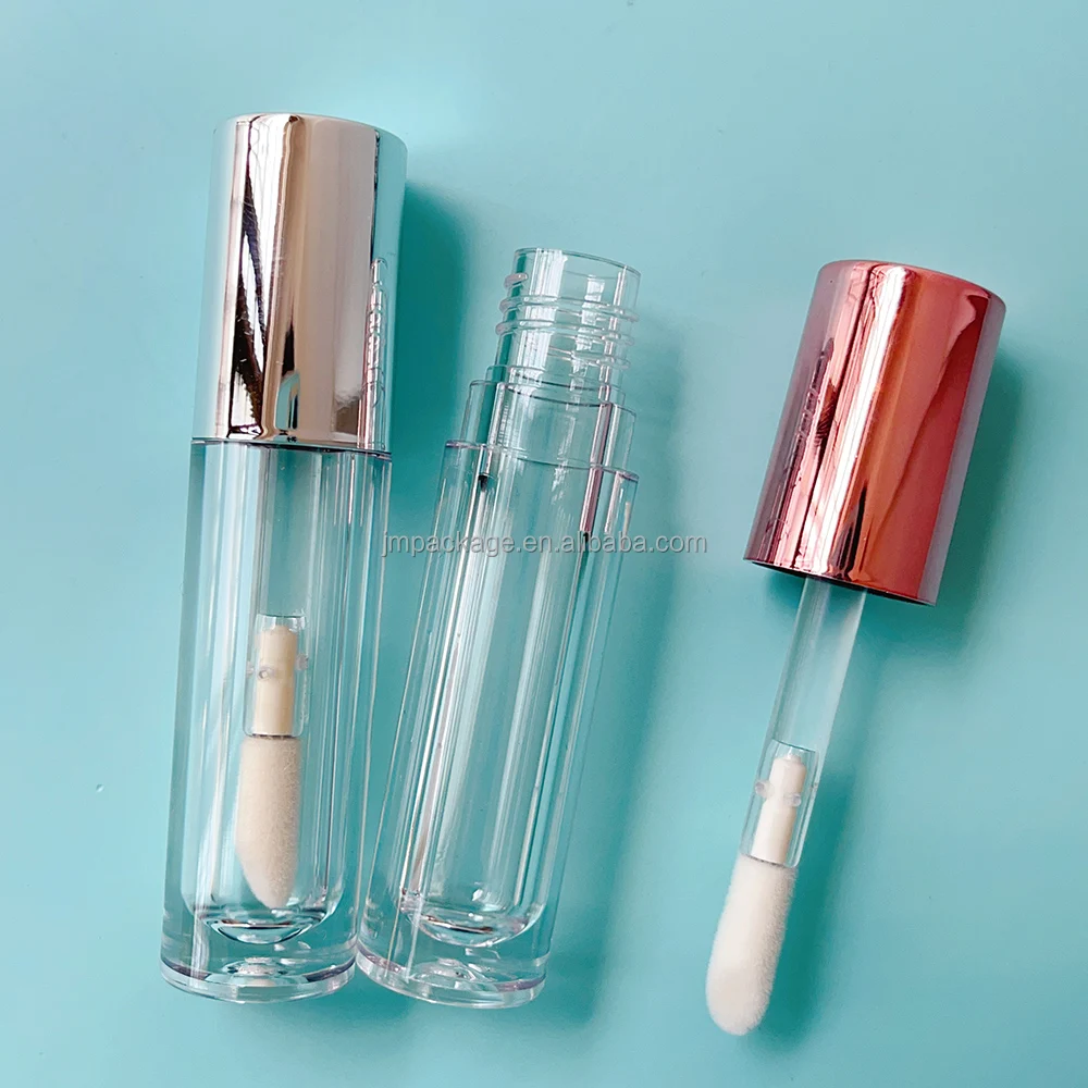 JIE MEI Stock MOQ 100PCS 5ML Big Wand Lip Oil Bottle Wholesale