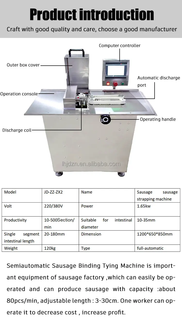 Multi-function Meat Sausage Making Machine Industrial Sausage Maker ...