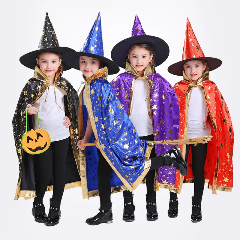 Wholesale Halloween Cosplay Cloak - Custom Children's Pentagram Capes