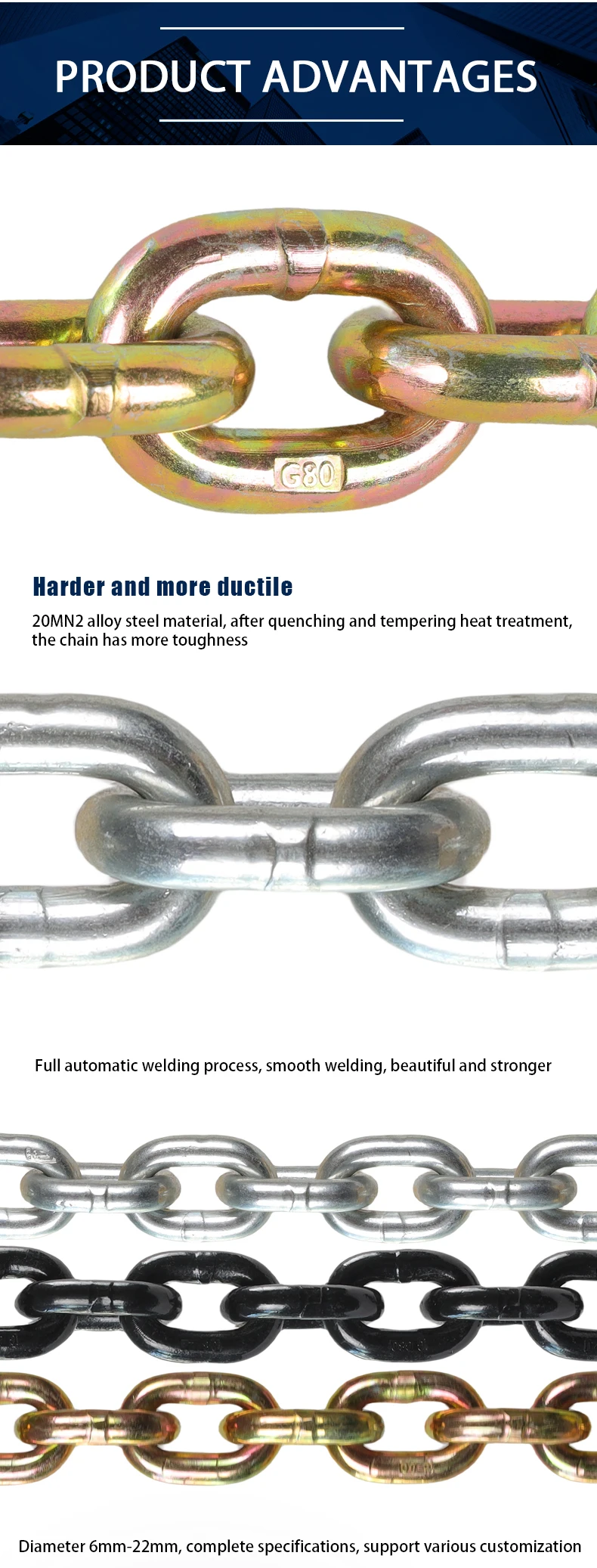 Marine Stud Anchor Chain With Certificates Anchor Chain - Buy Anchor ...