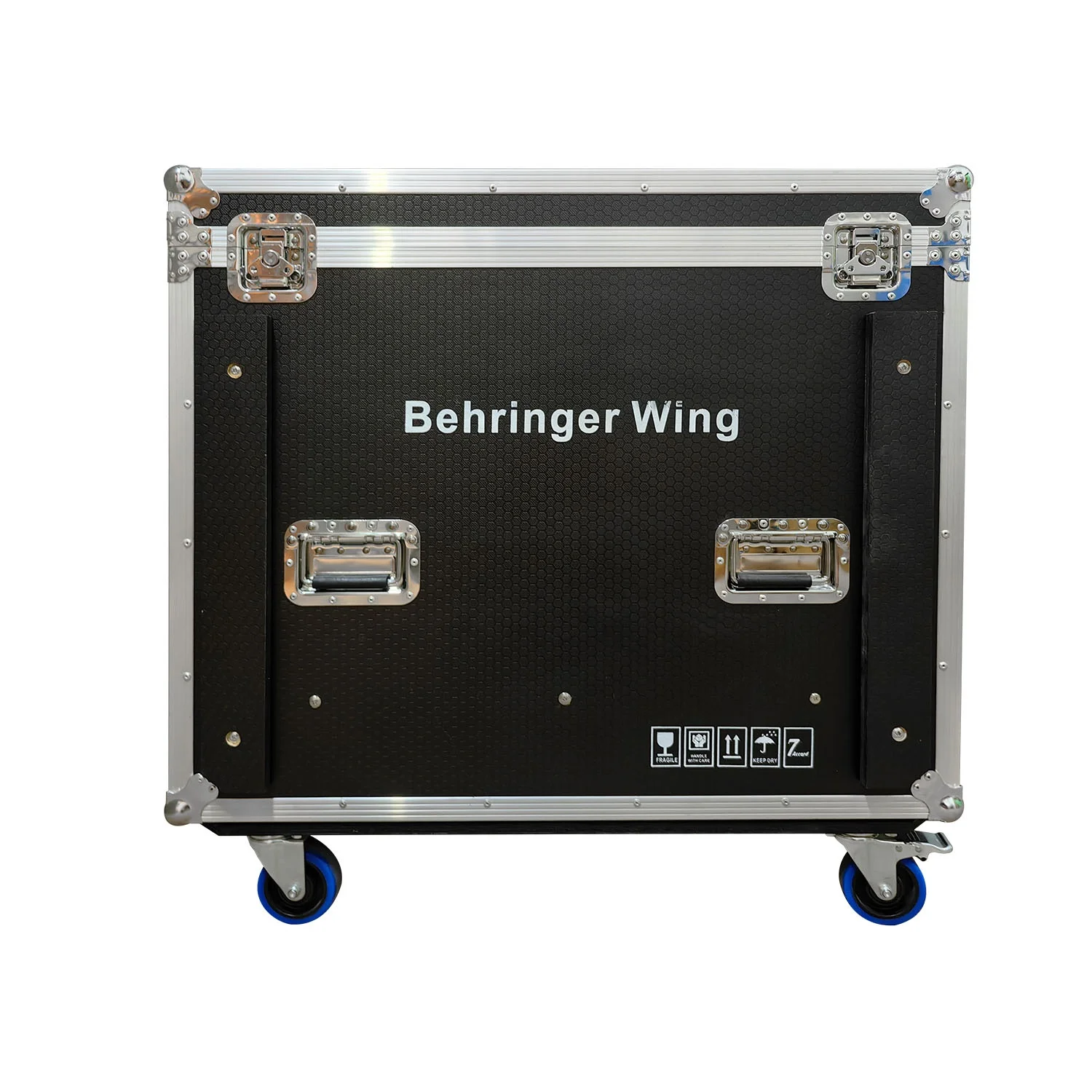 Customized Behringer Wing Flight Case with Wheels - Portable Sound System