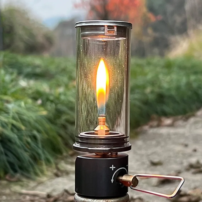 Outdoor Camping Atmosphere Candle Lamp Tent Gas Lamp Camping Lantern ...