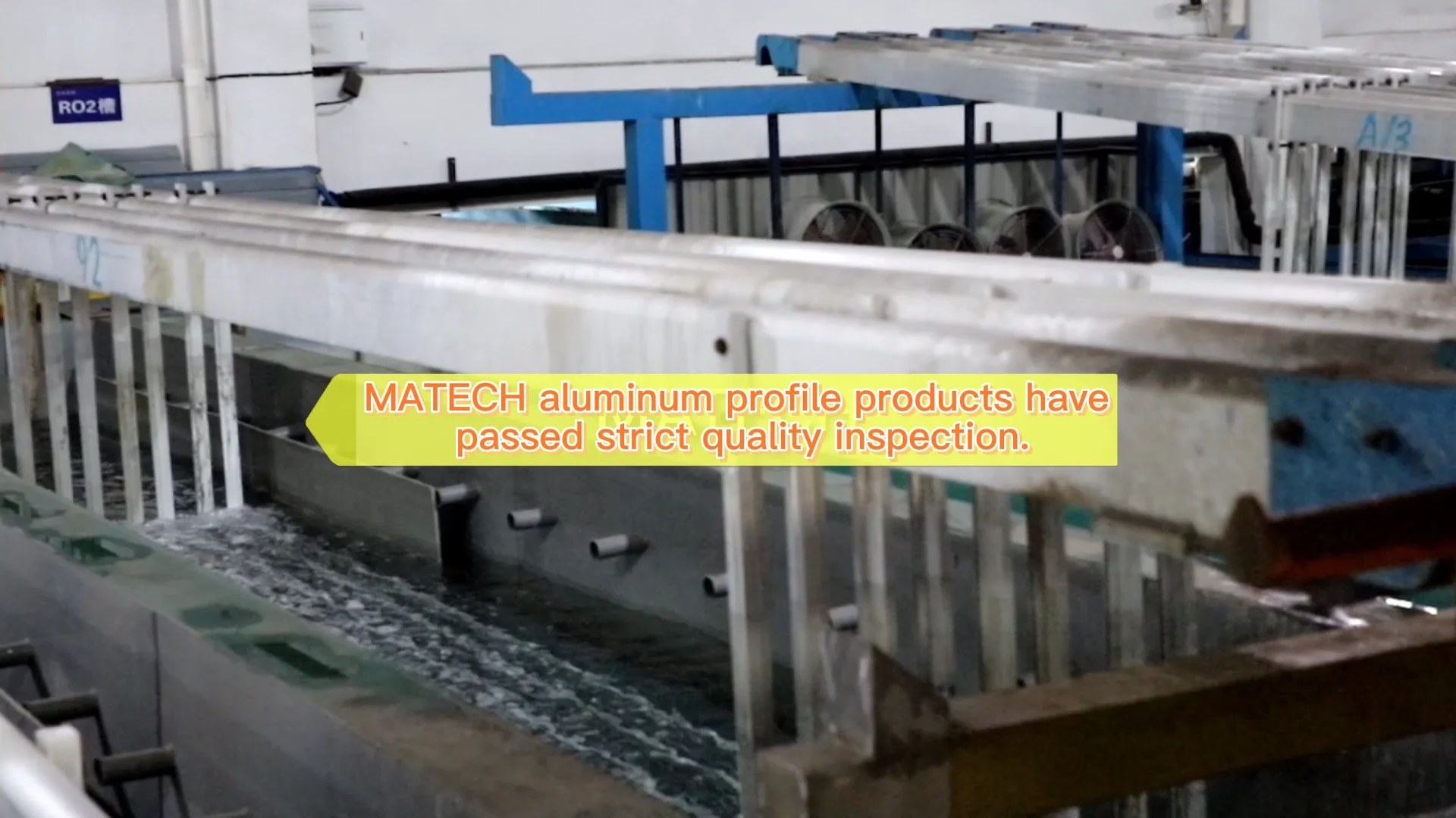 Matech Factory Custom Cleanroom Glass Wall Golden 6063 Aluminum ...