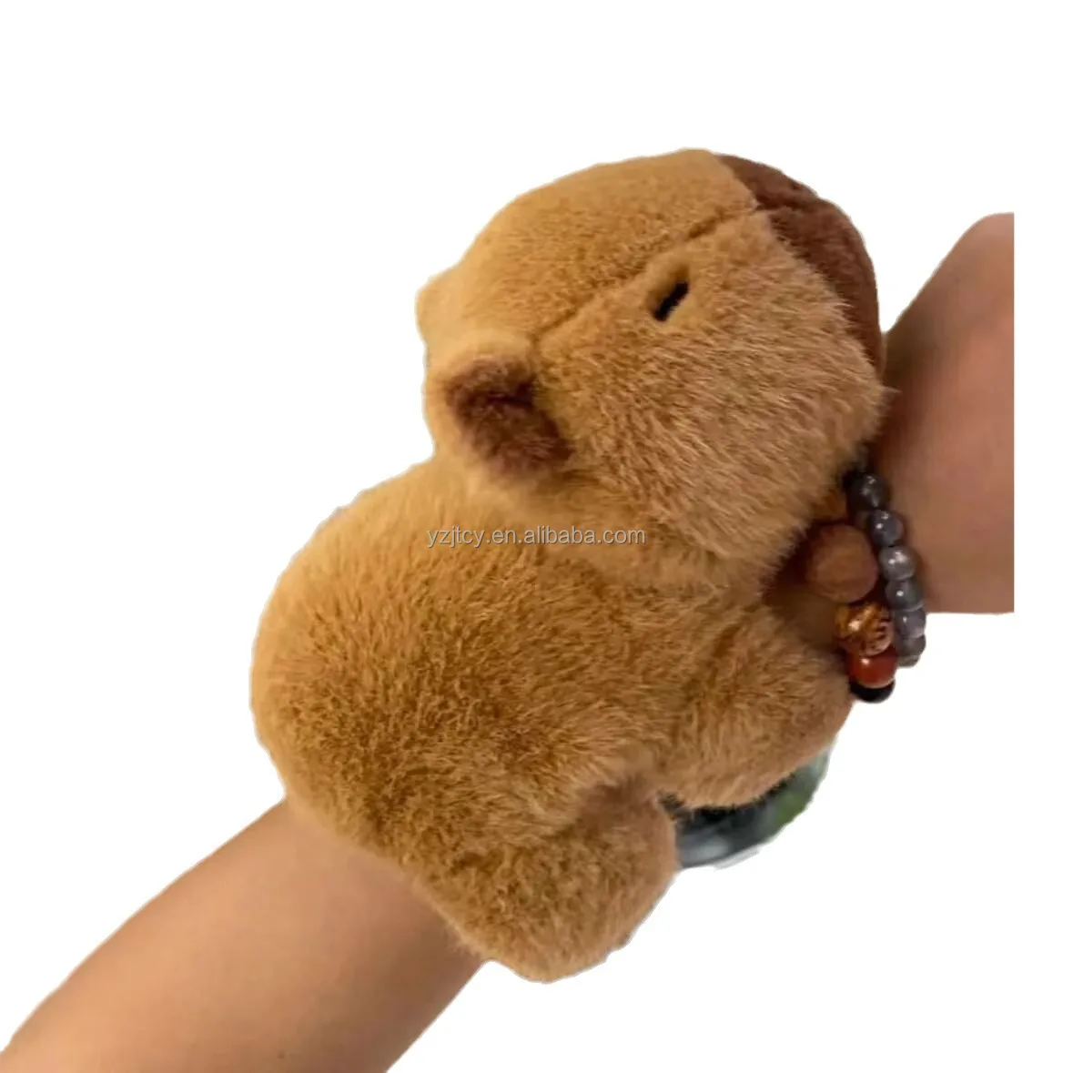 20cm Kawaii Anime Cute Soft Capybara Toys Pop Circle Hand Band