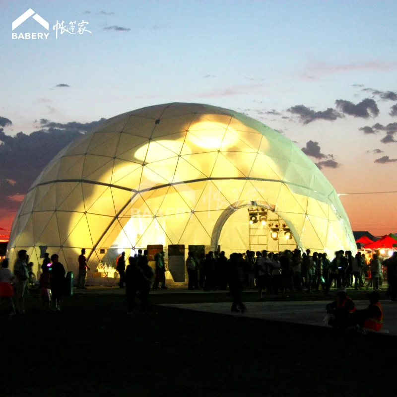 Babery Luxury Outdoor Glamping Geodesic Dome Ball Tent Transparent PVC ...