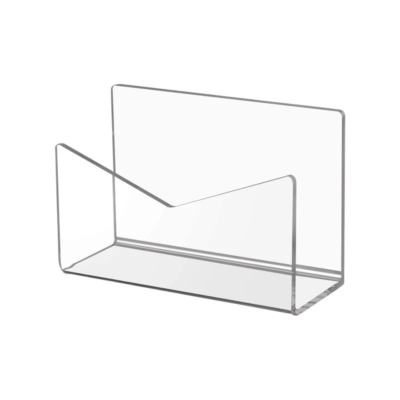 Countertop Acrylic Mail Holder Mail Organizer Modern Decorative Mail ...