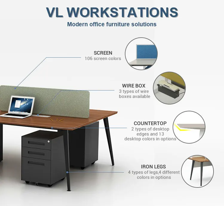 High End Office Workstations - Modular & Stylish