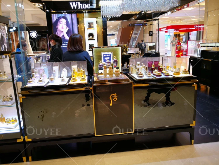 Luxury Perfume Display Kiosk Design Custom Fragrance Retail Booth ...