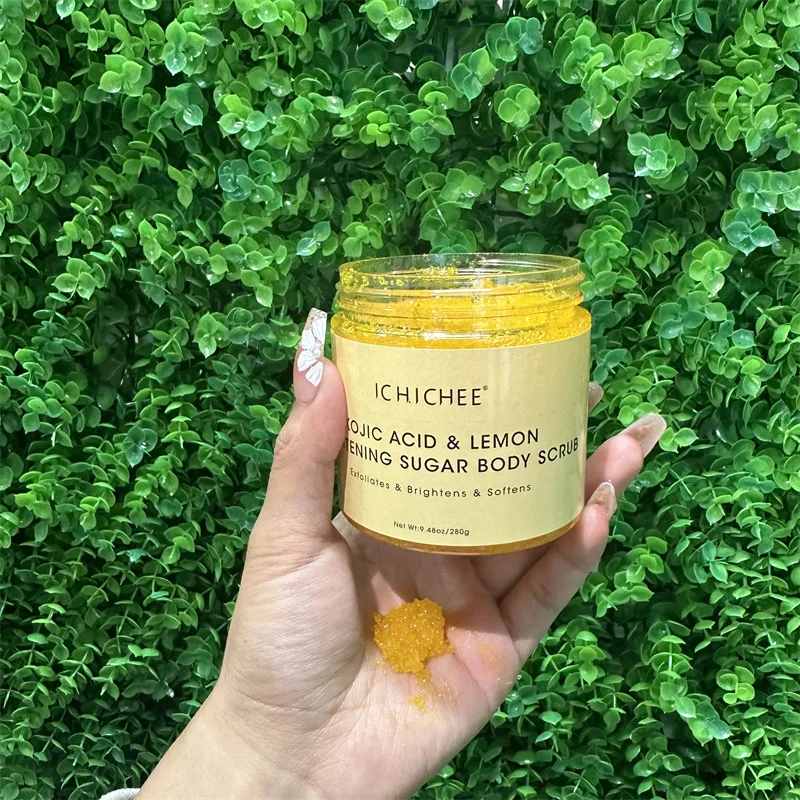 NOYEON Lemon Kojic Acid Sugar Body Scrub with Vitamin E 280g Paste for ...