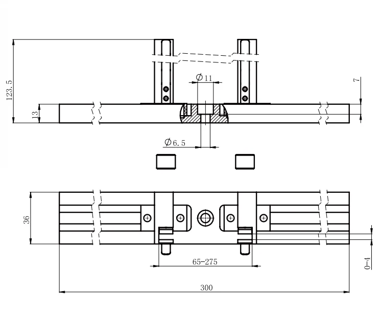 LDTGB1-4 Optical Mounting Bases with OEM Customized Support