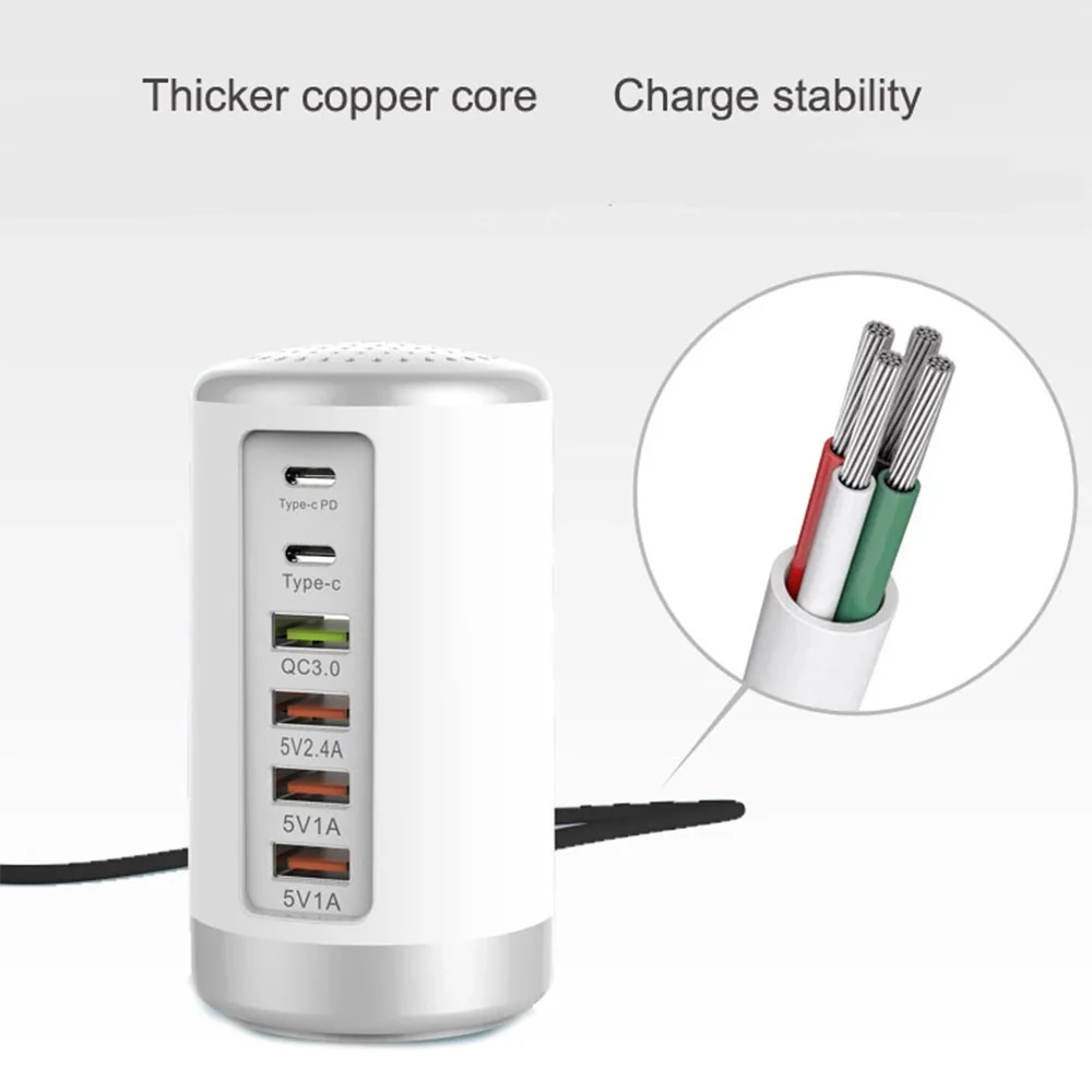 Multiple Usb Chargers Desktop Charging Stations Multi Usb Port Charger ...