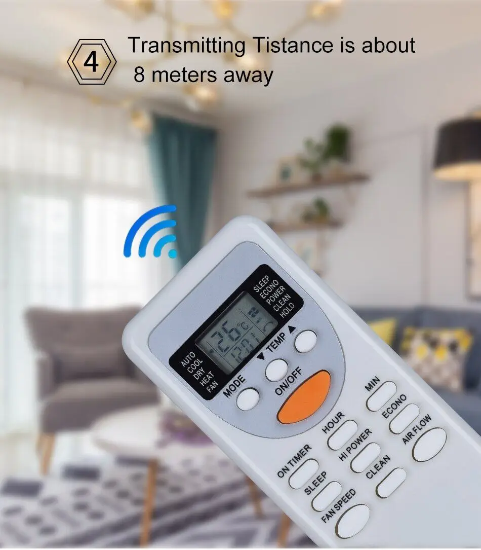 Remote Control For Chigo Kfr-51gw/bgx1c Zh/jg-03 Cs-25v3a-m84al Cs ...