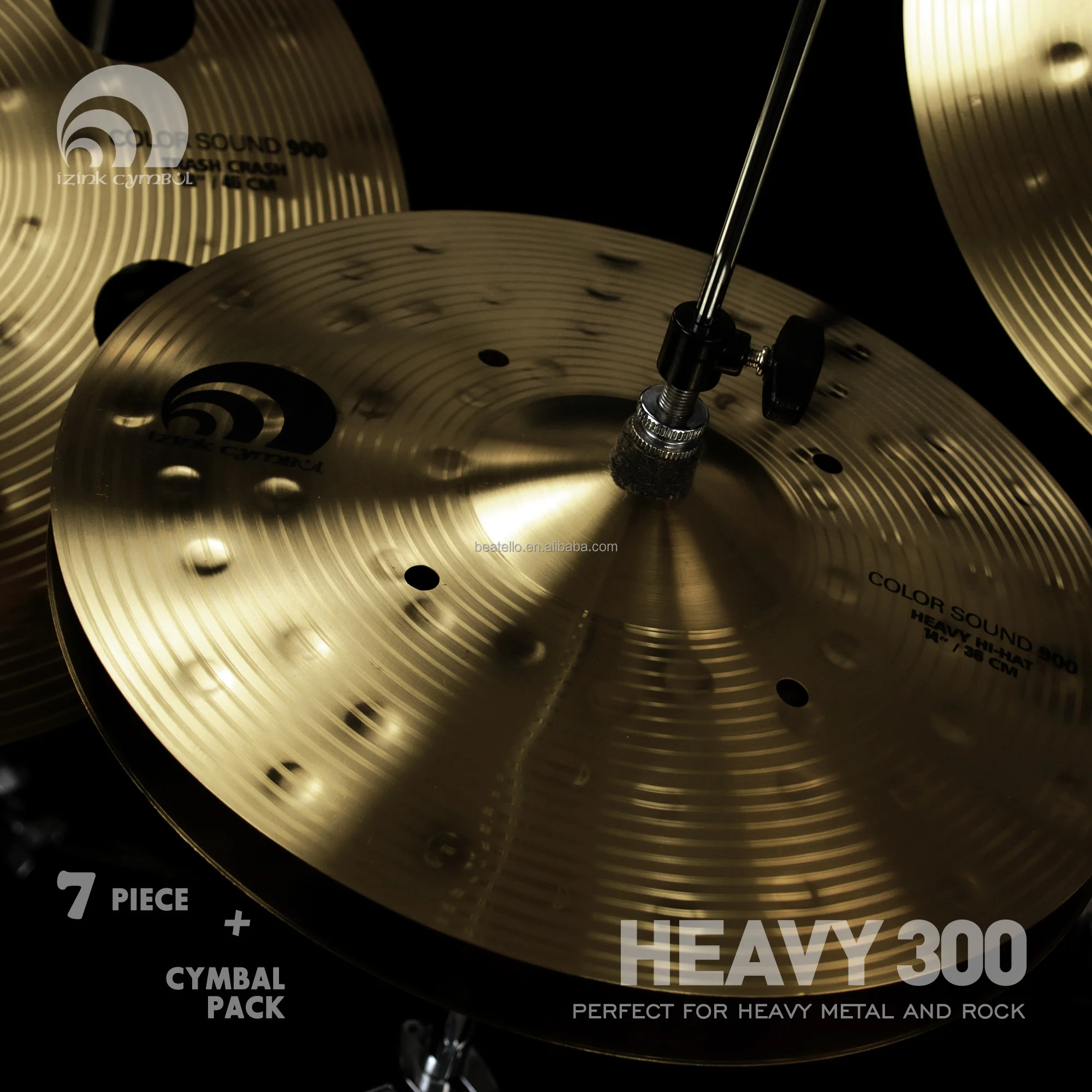 IZINK Hand-Made Cymbals 5pcs Set - Professional Sound