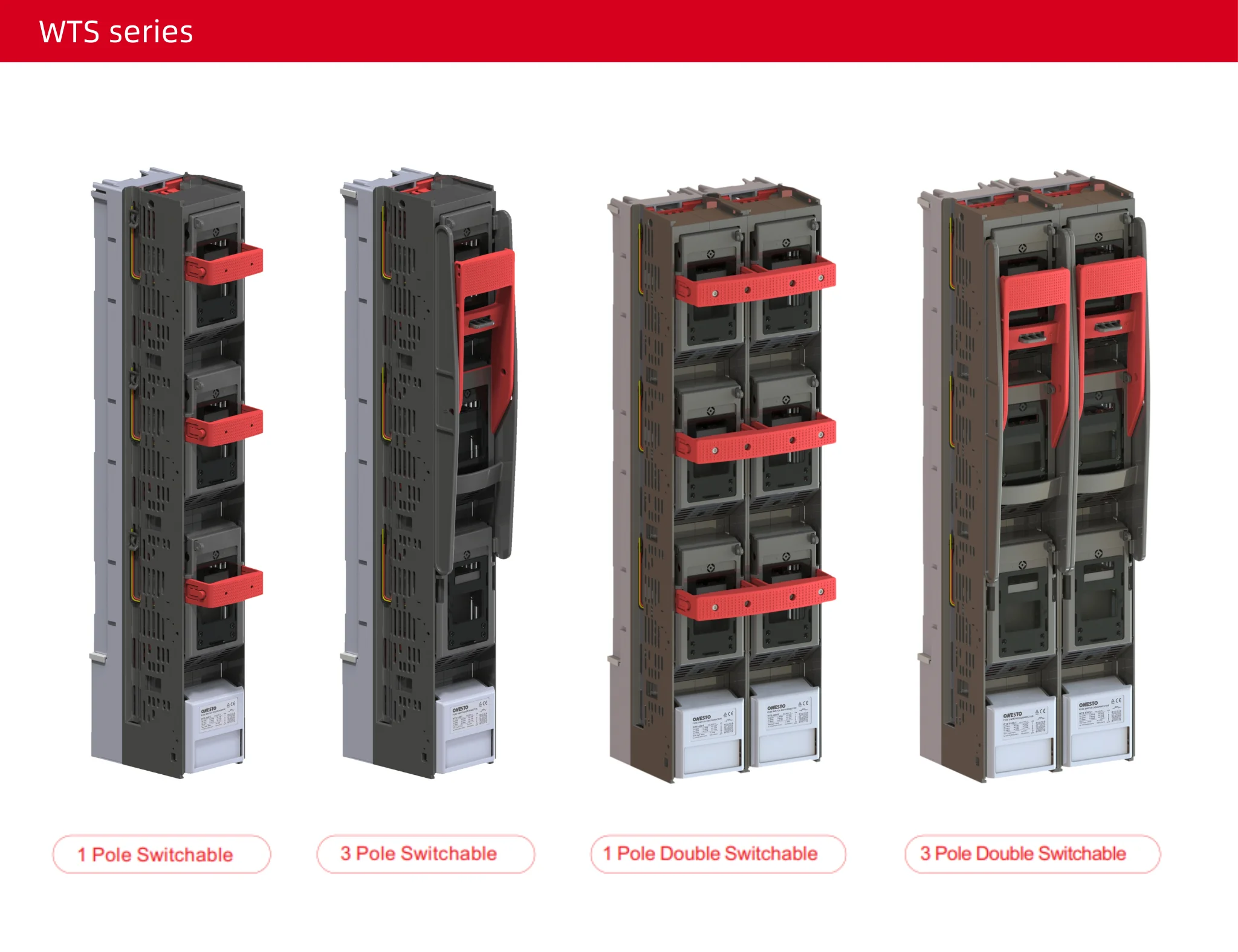 Vertical Design 400v 690v Fuse Switch Disconnectors 1 Pole 160a 250a 400a 630a 1000a Nh Fuse