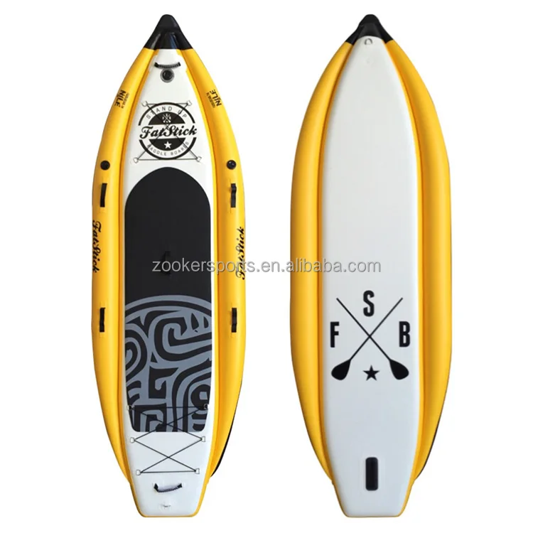 Inflatable Boat Three Chamber Inflatable Paddle Board Fishing Fish ...