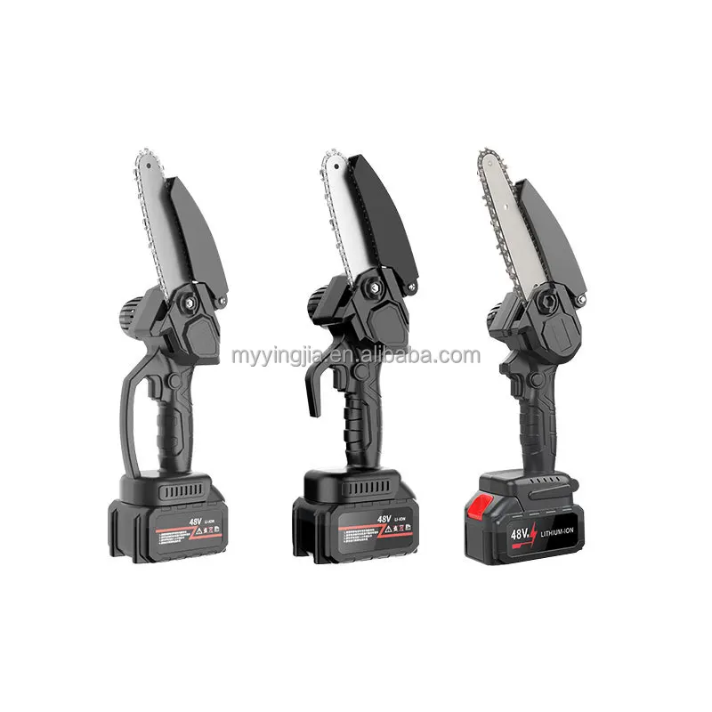 Hand Battery Chain Saws - Portable, Rechargeable Wood Cutters