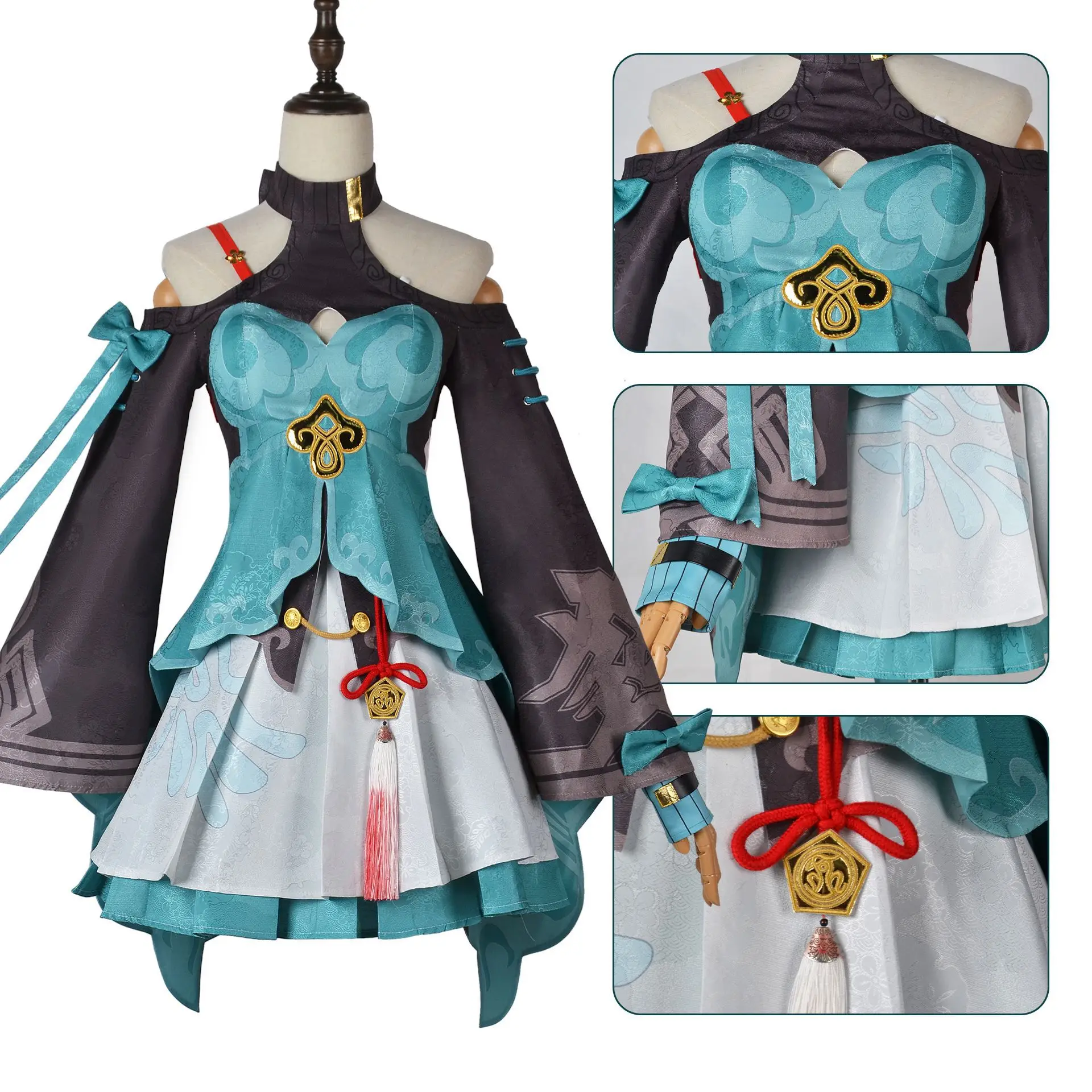 Anime Cosplay Honkai: Star Rail Qingque Cosplay Costume Qing Que Game ...