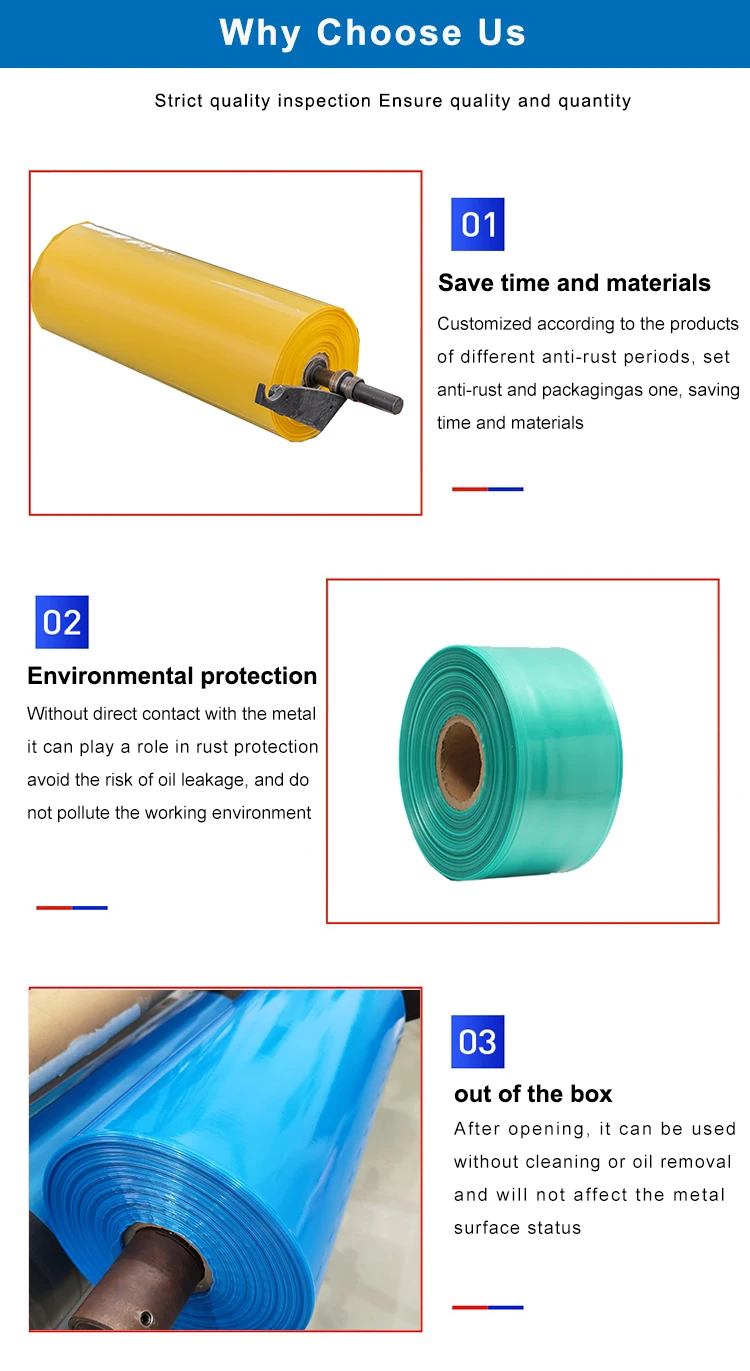 Custom Printing Carton Inner Packaging Bag Non-Toxic Anti-Rust Vci ...