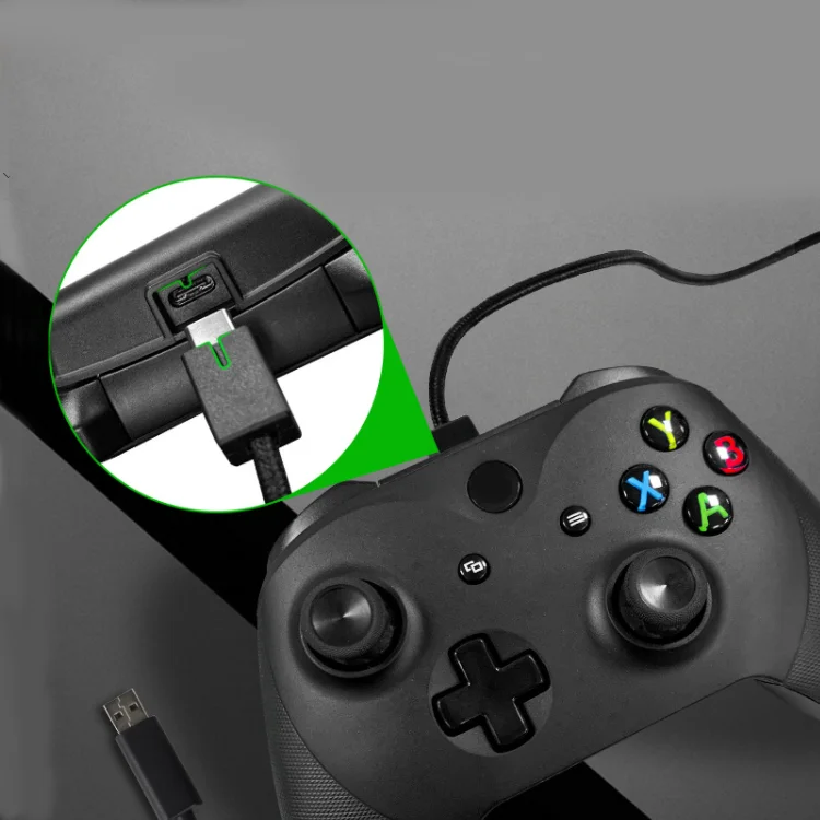 Gaming Controller Wired Remote Control Joystick Gamepad For Xbox One/pc Wired Controller - Buy ...