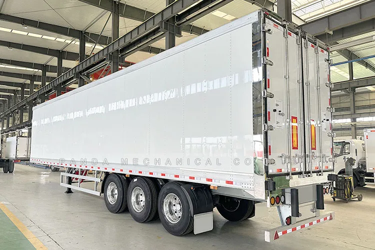 New 40ton 60 Ton Meat Hook Refrigerated Container Semi-trailer Freezer ...