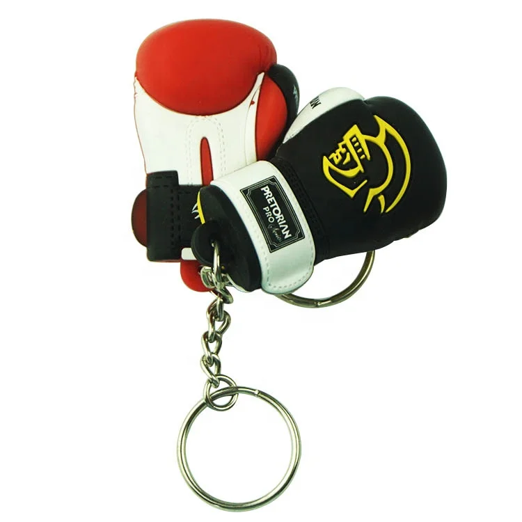 Personalized Promotional Soft Pvc Gift Boxing Glove Keychain Custom ...
