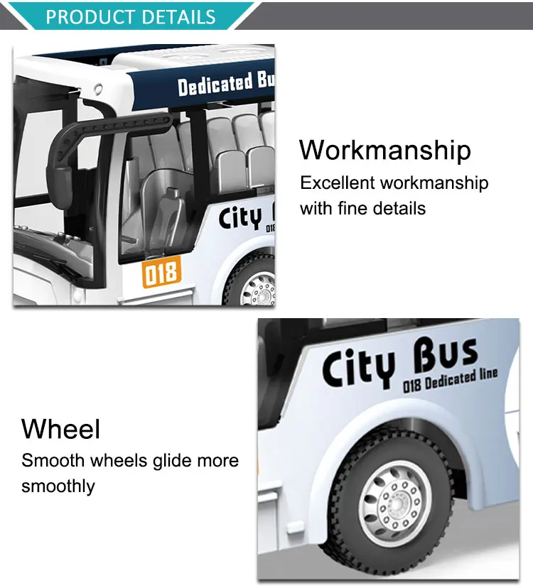 1:32 Scale RC School Bus - Remote Control Toy for Kids