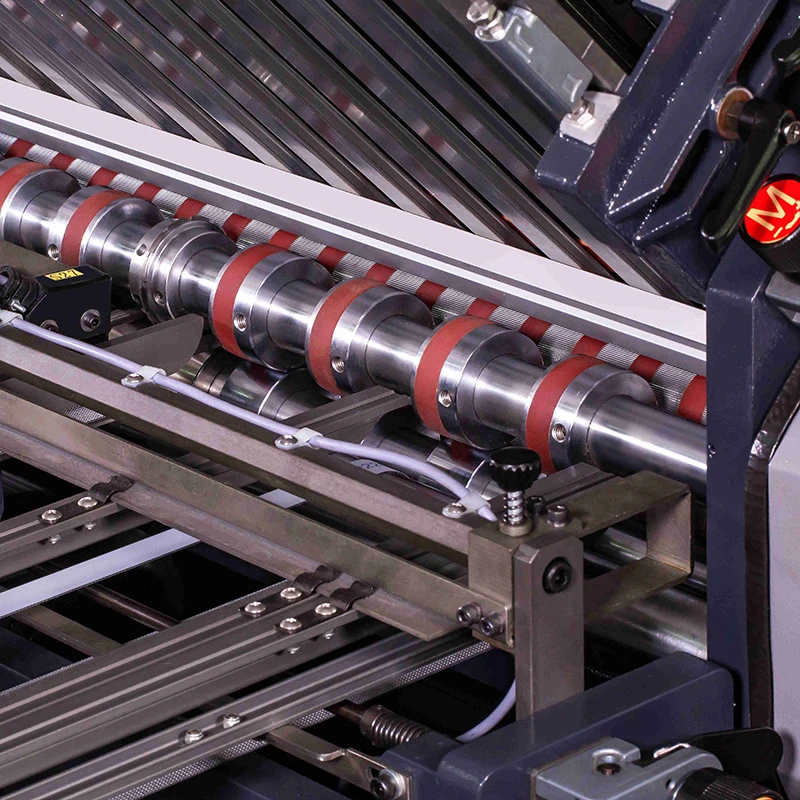 Hxcp Paper Folding Machine With Air Suction Automatic Continuous Feeder ...