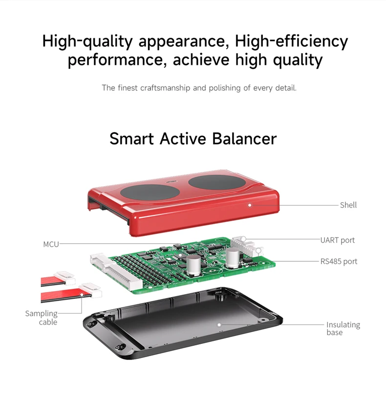 Daly Smart BMS Active Cell Balancer 3S-24S 1A for Li-ion