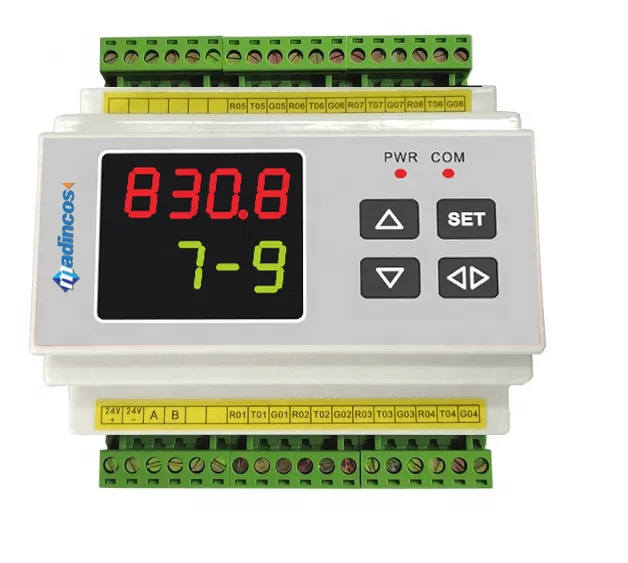 MSC890:DIN Rail Digital LED Display Isolated Universal 8 Channel MV ...