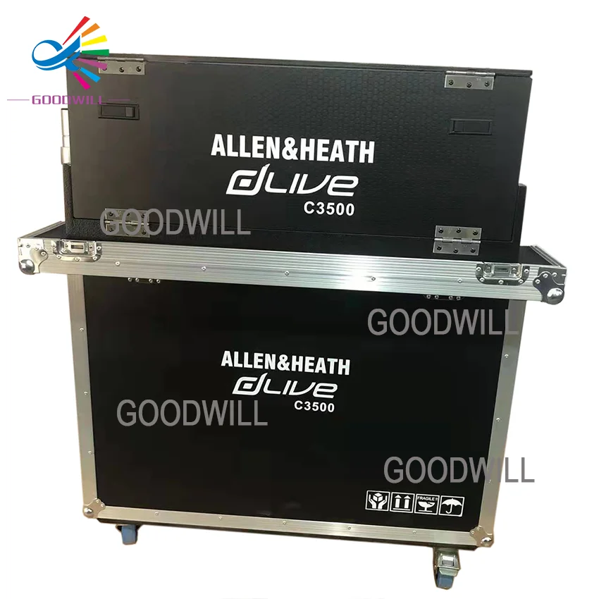 ATA Approved Hydraulic Flight Case for Allen & Heath DLive C3500 Mixer ...
