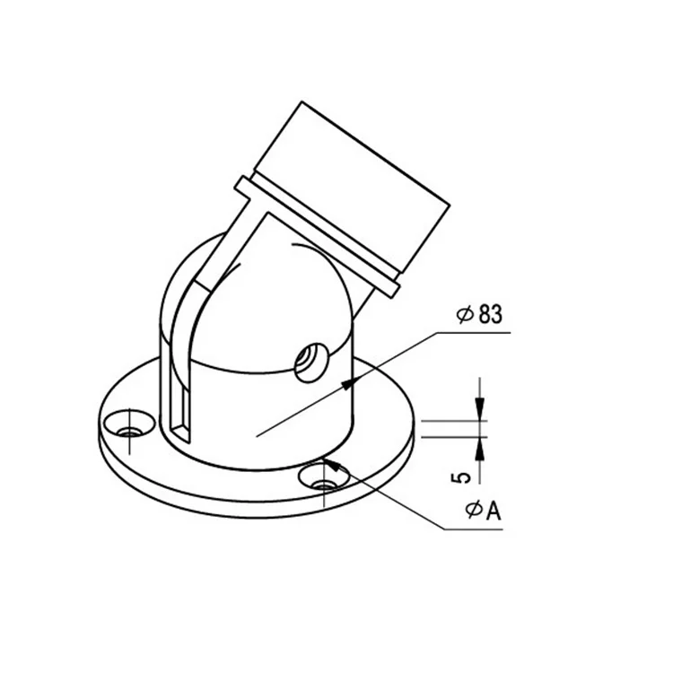 Adjustable Pipe Wall Flange - Durable & Versatile Solutions