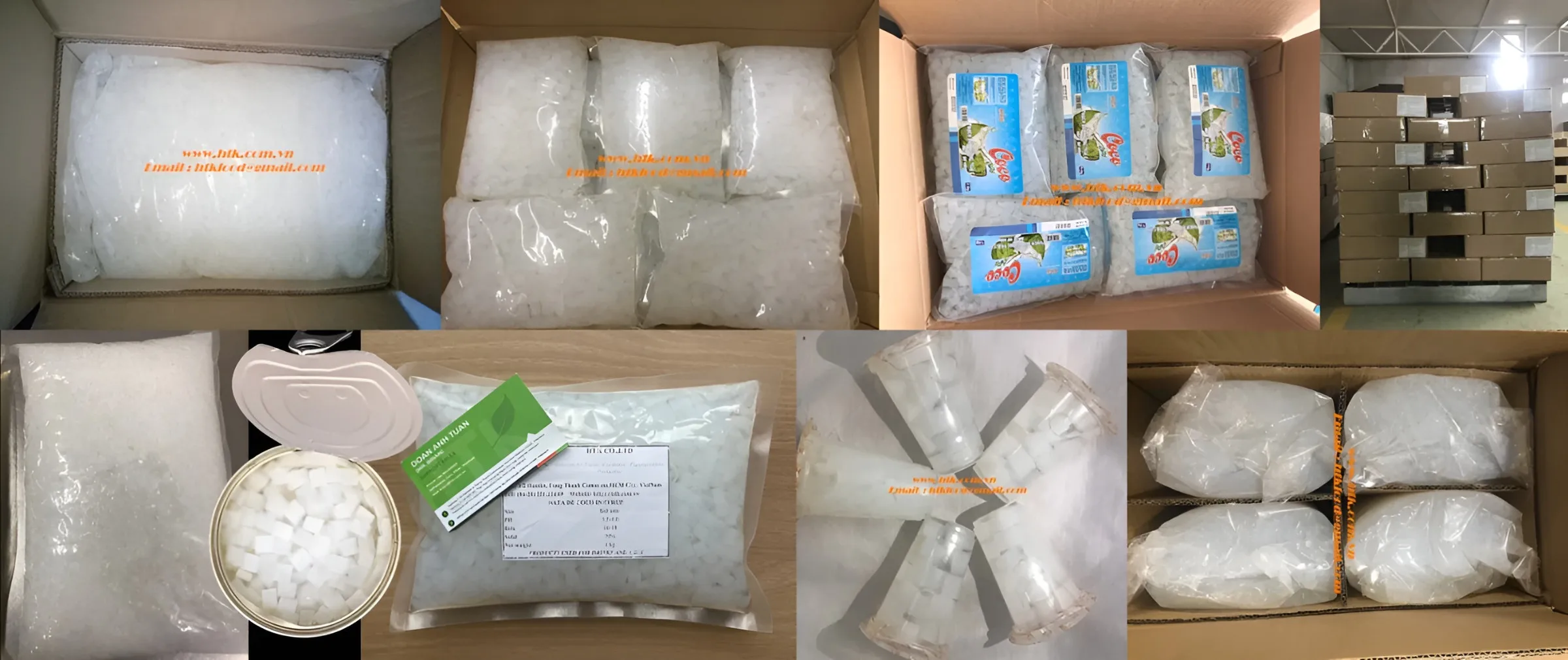 Raw Nata De Coco Coconut Jelly Gel In Mango Syrup Origin In Vietnam ...