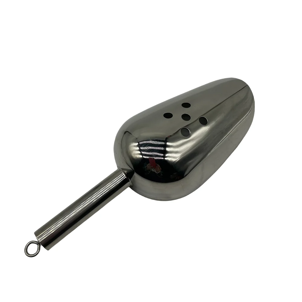 304 Stainless Steel Non-porous Filter Spoon With Hole Ice Spoon Ice ...