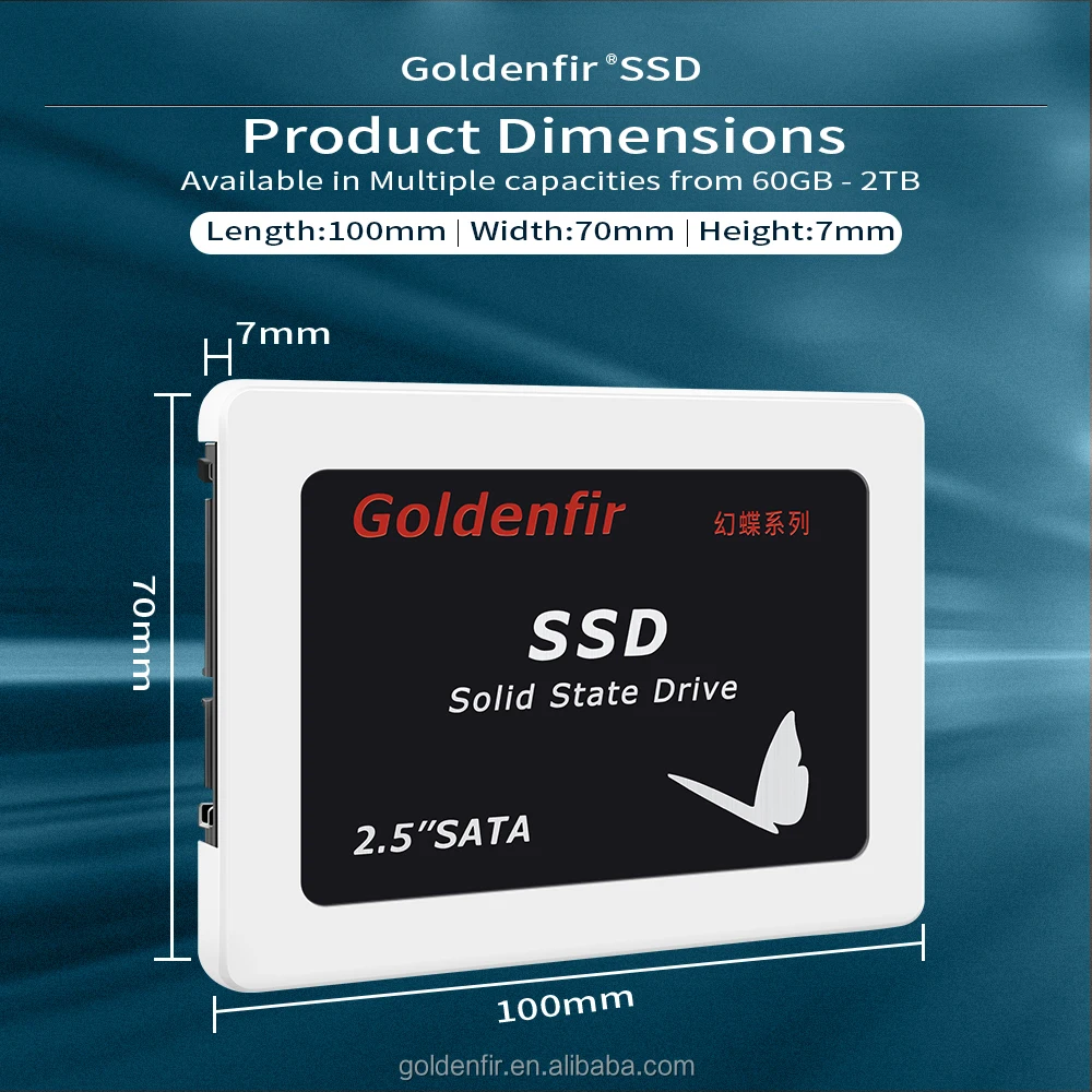 Goldenfir Ssd 256gb 512gb 1tb 2tb 2.5-inch Flash Drive Internal Solid State Drive Laptop Desktop ...