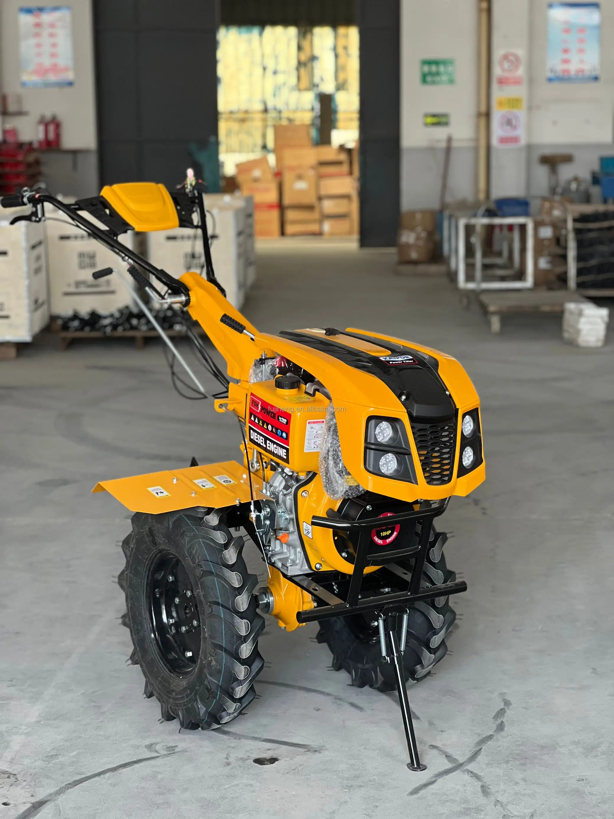 186F Diesel Engine Cultivator - High Productivity Power Tiller