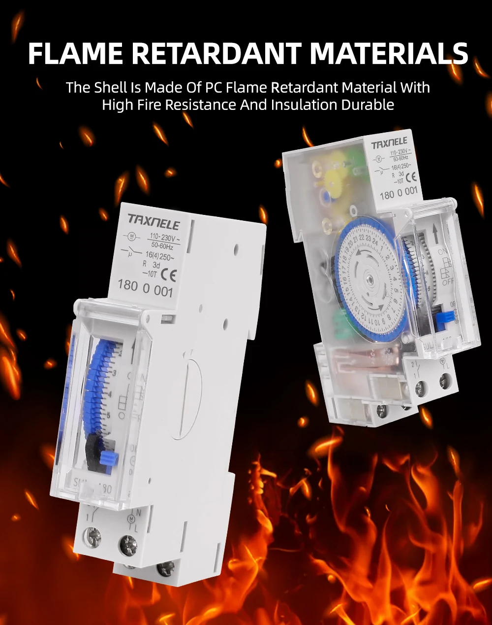SUL180a Timer Switch 24 Hours Relay Analogues Electrical Programmable ...