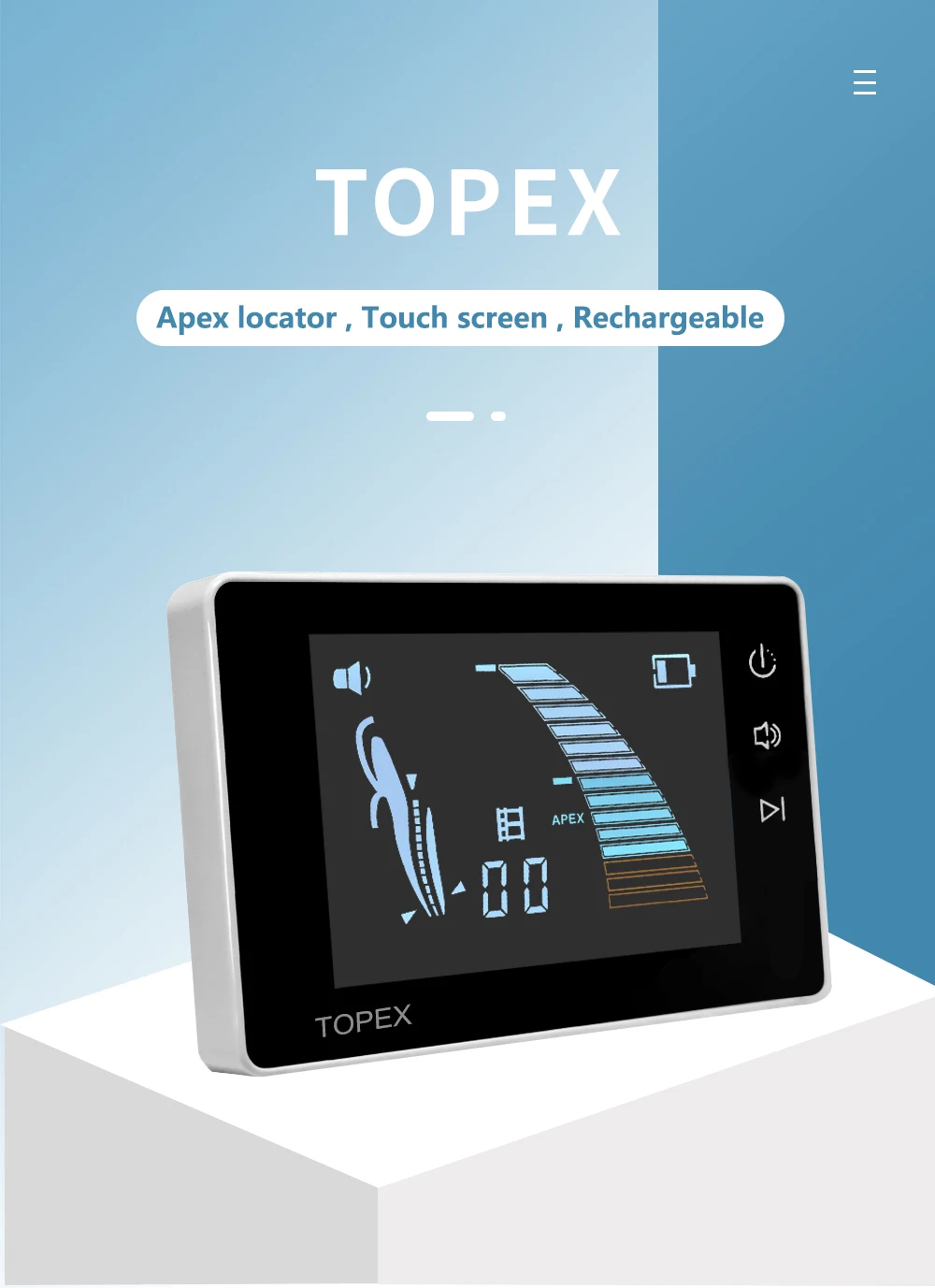Dental Touch Screen Endodontic Root Canal Locator - Accurate & Reliable