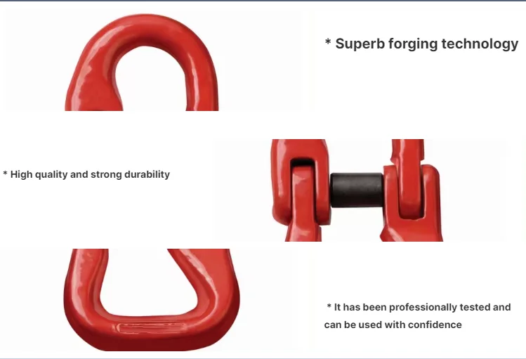 Forged Rigging G80 Webbing Sling Connecting Link Connecting Coupler ...