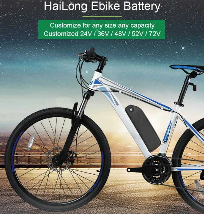 Best 10ah 15ah 20ah 25ah 1000w 36v 48v 72v Hailong Electric Bicycle ...