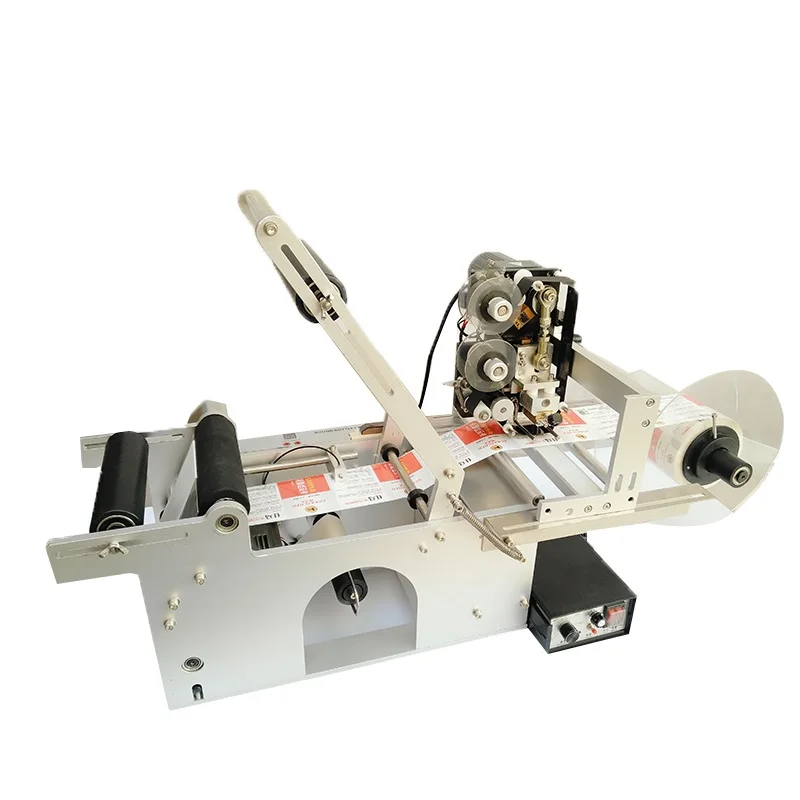 Economical Oem Round Bottle/can Automatic Labeling Machine With Date ...