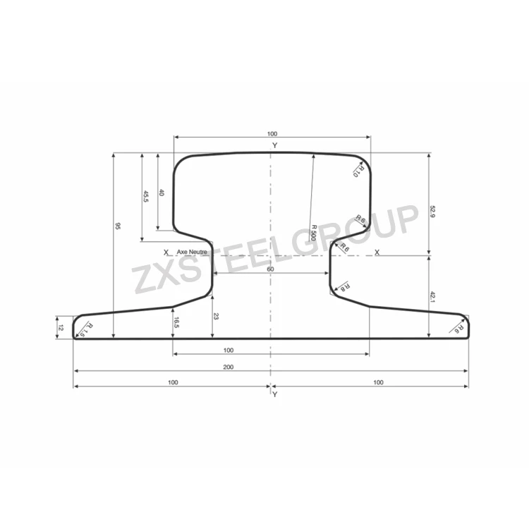 Din Standard A120 Crane Rail For Sale High Quality Steel Rail A120 With ...